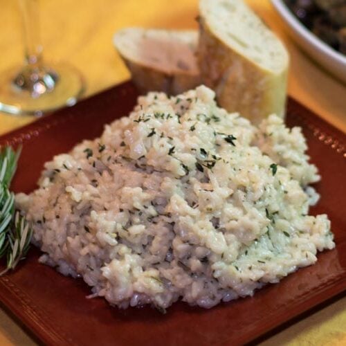 Risotto with Rosemary and Thyme | Umami