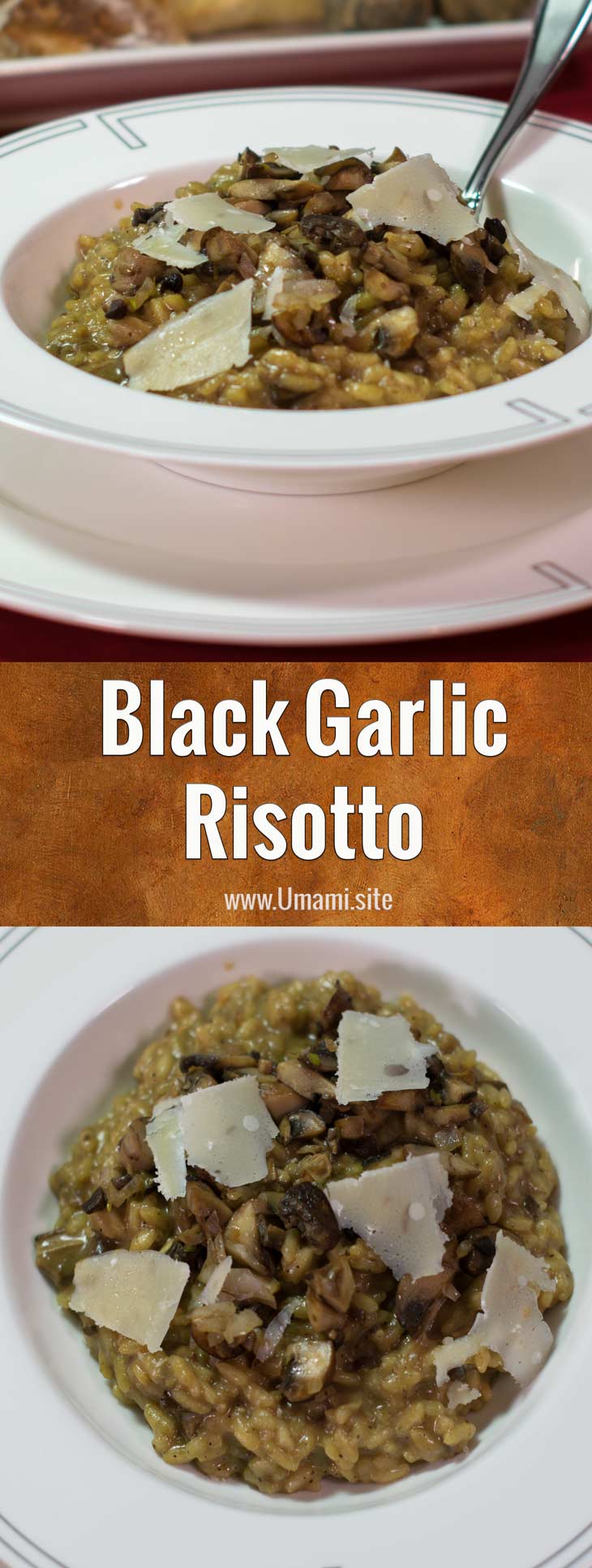 Black Garlic Risotto | Umami
