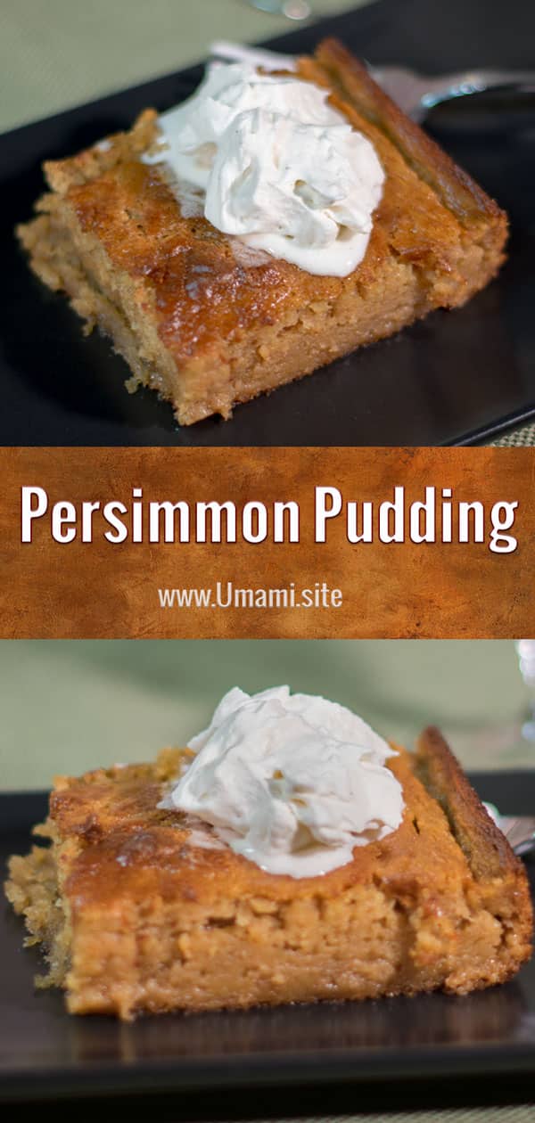 Persimmon Pudding | Umami