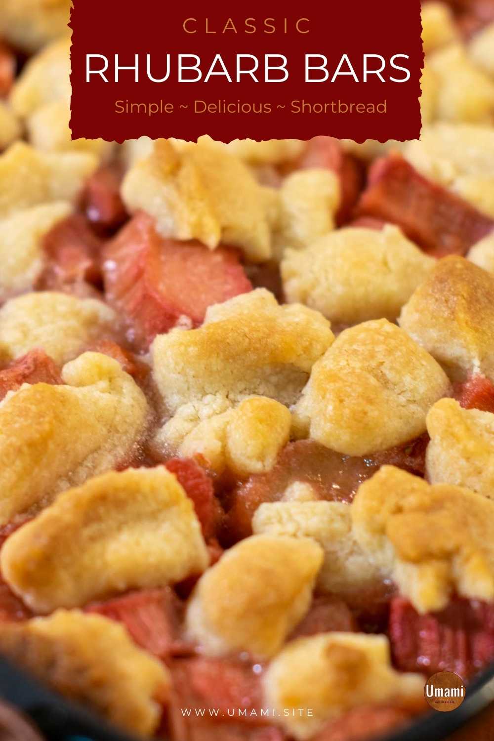 Rhubarb Bars Umami